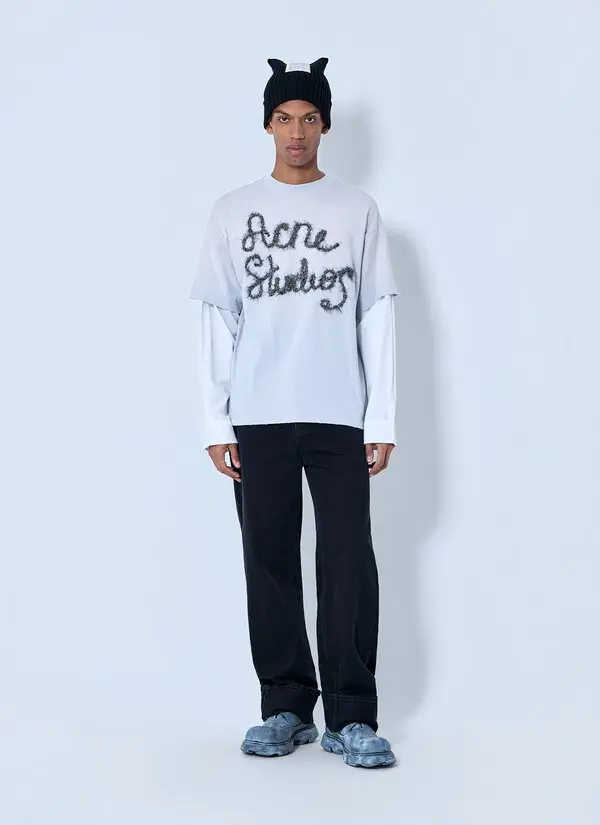 Acne Studios Layered Logo T-shirt