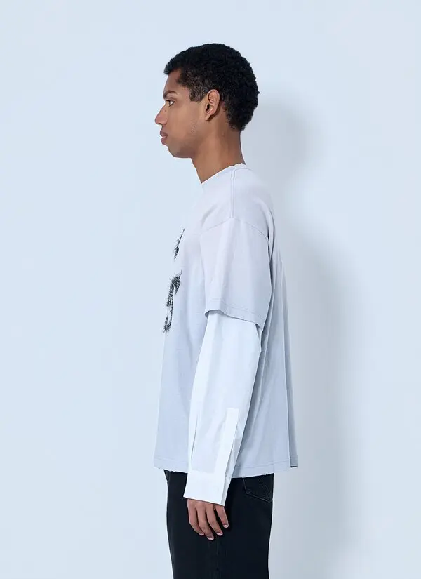 Acne Studios Layered Logo T-shirt