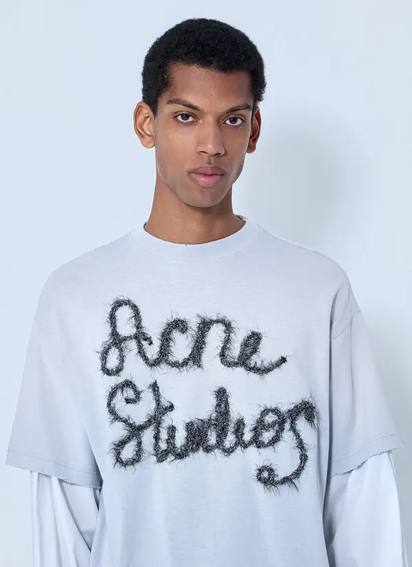Acne Studios Layered Logo T-shirt