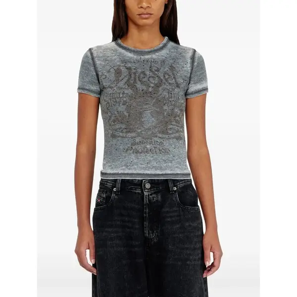 DIESEL® Grey Tops T-shirts & Jerseys