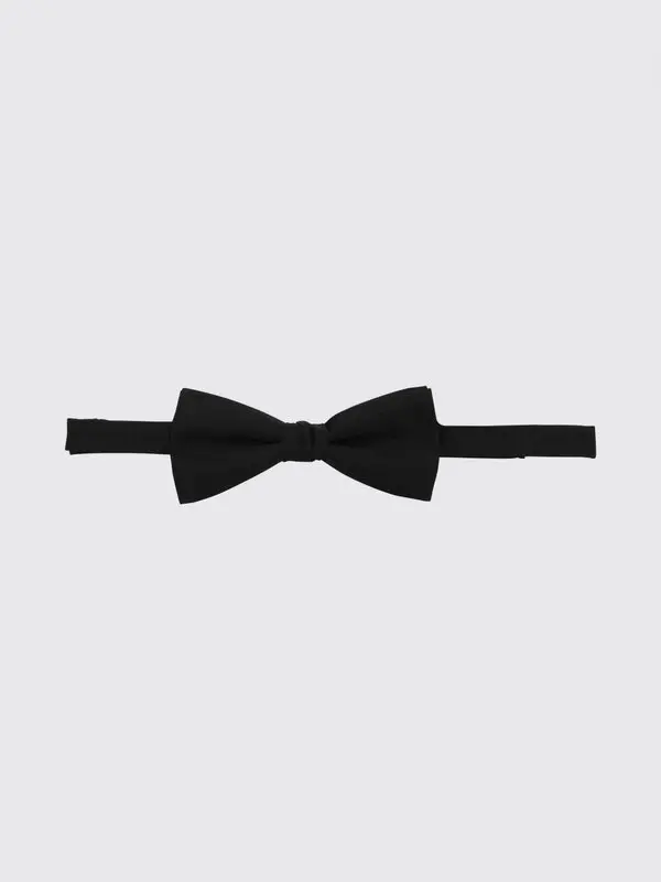 Saint Laurent Silk Bow Tie - Black