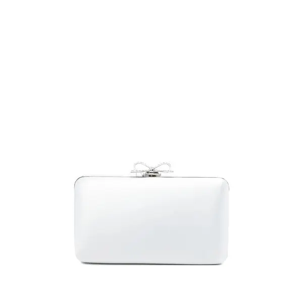 SELF-PORTRAIT Satin Crystal Clutch Bag