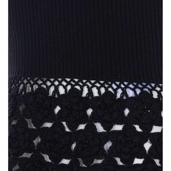 GANNI Cotton Crochet Vest