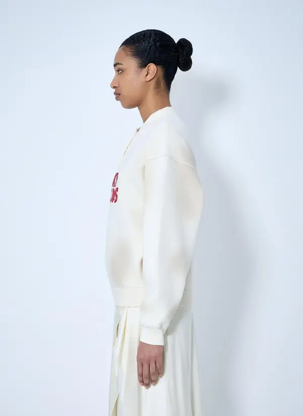 Acne Studios Logo Embroidered Sweatshirt - Multicolor