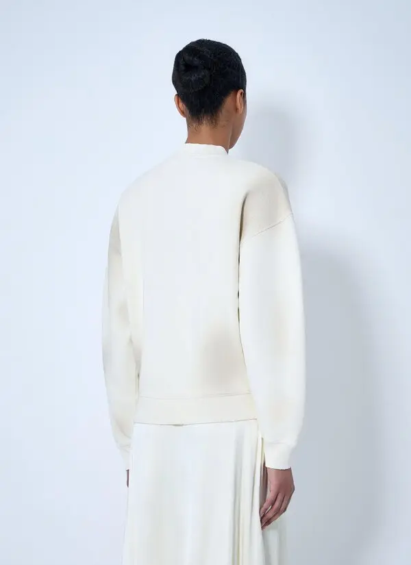 Acne Studios Logo Embroidered Sweatshirt - Multicolor