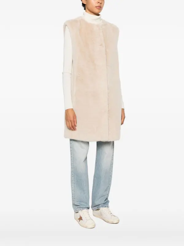 Herno Faux Fur Vest - Multicolor