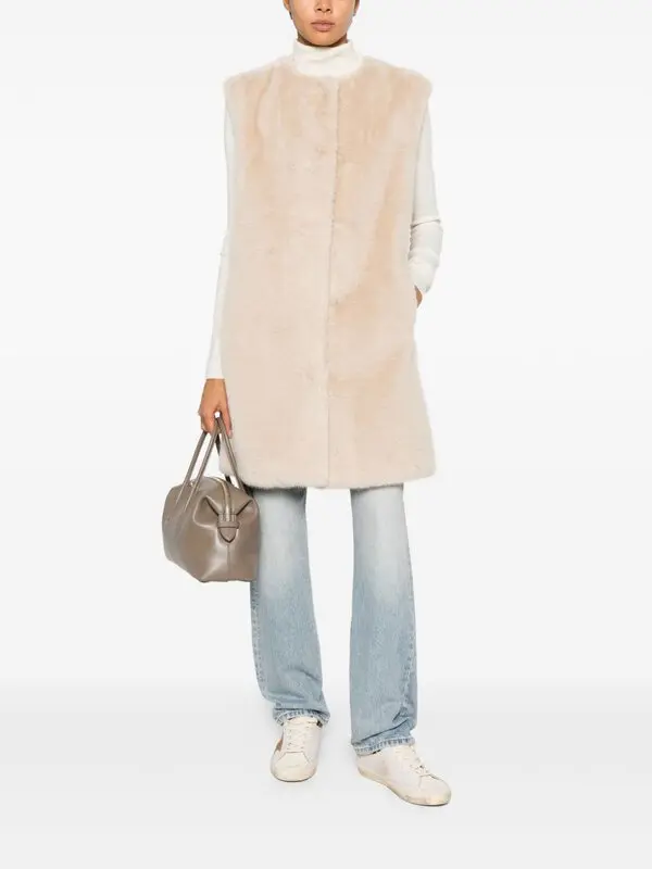 Herno Faux Fur Vest - Multicolor