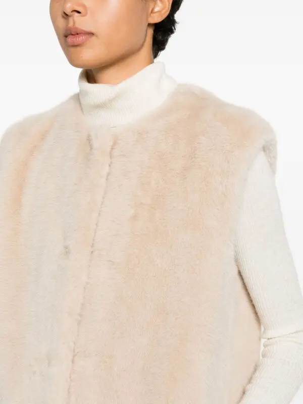Herno Faux Fur Vest - Multicolor