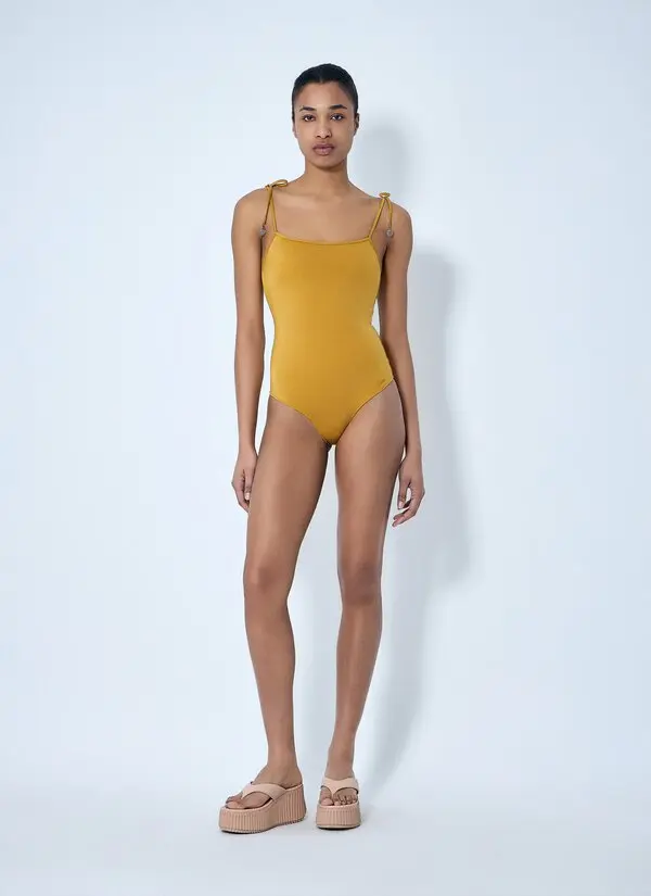 Chloé Tie-shoulder Swimsuit
