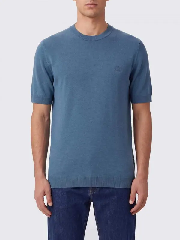Gucci Cotton Knit Top - Blue
