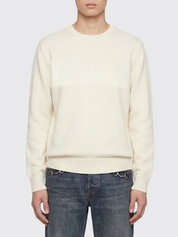 Gucci Cotton And Wool Crewneck Pullover