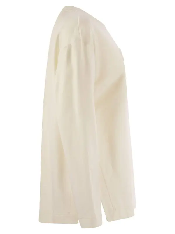 Max Mara Berma Silk And Cotton Sweatshirt