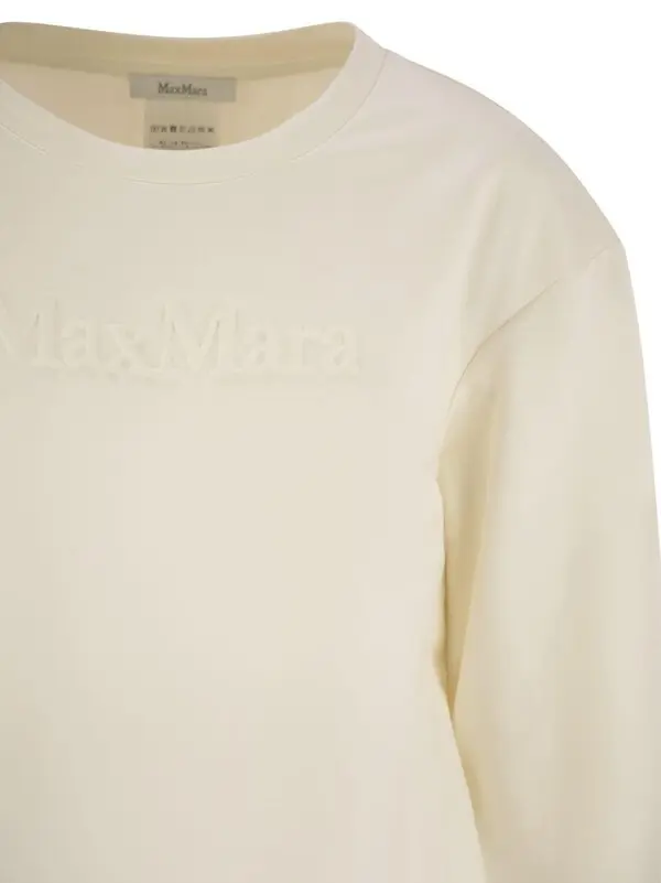 Max Mara Berma Silk And Cotton Sweatshirt