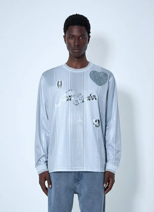 Acne Studios Embroidered Logo Long-sleeve Shirt