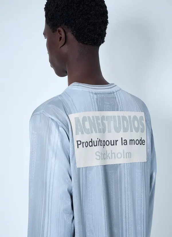 Acne Studios Embroidered Logo Long-sleeve Shirt