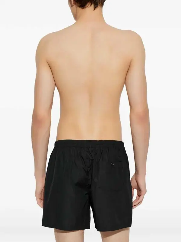 Dolce & Gabbana Boxer Shorts With Buttons - Black