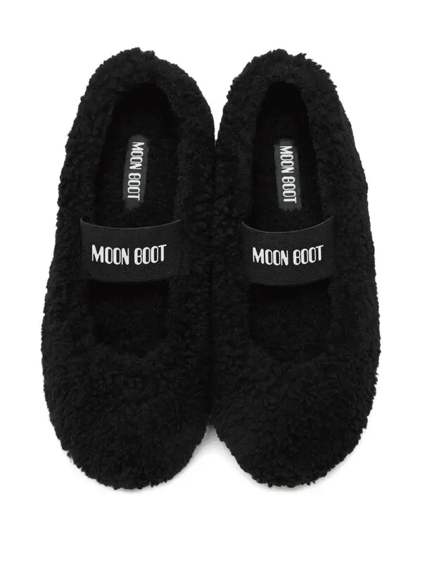 Moon Boot Shearling Ballet Flats