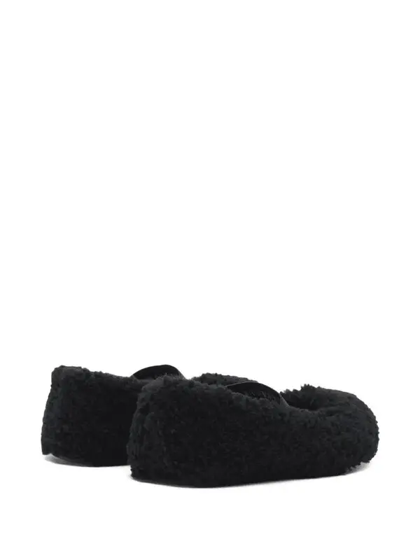 Moon Boot Shearling Ballet Flats