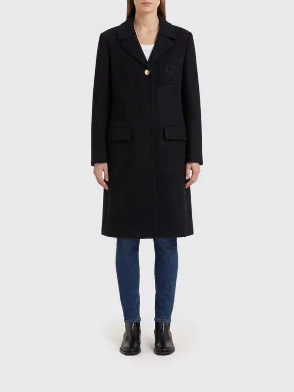 Gucci Wool Coat - Black