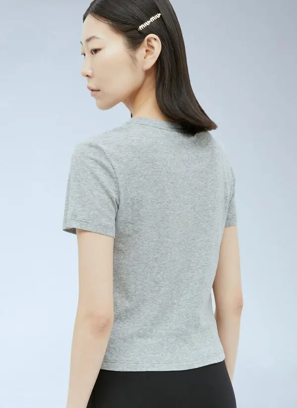 Miu Miu Logo Patch T-shirt