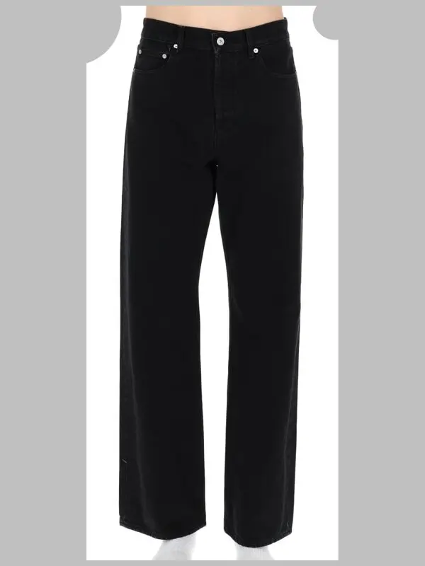 Jacquemus Straight Leg Jeans - Black