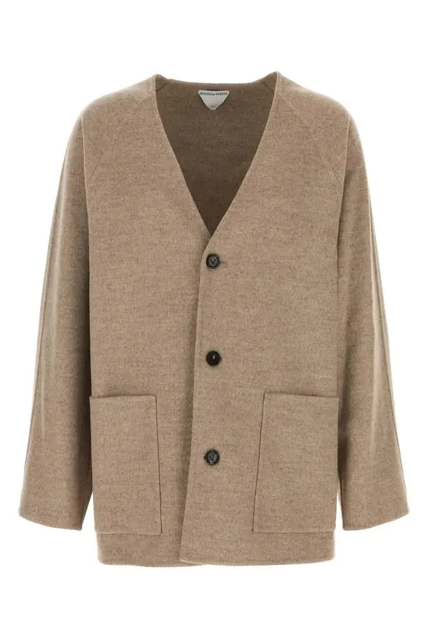 Bottega Veneta Wool Blend Cardigan - Gray