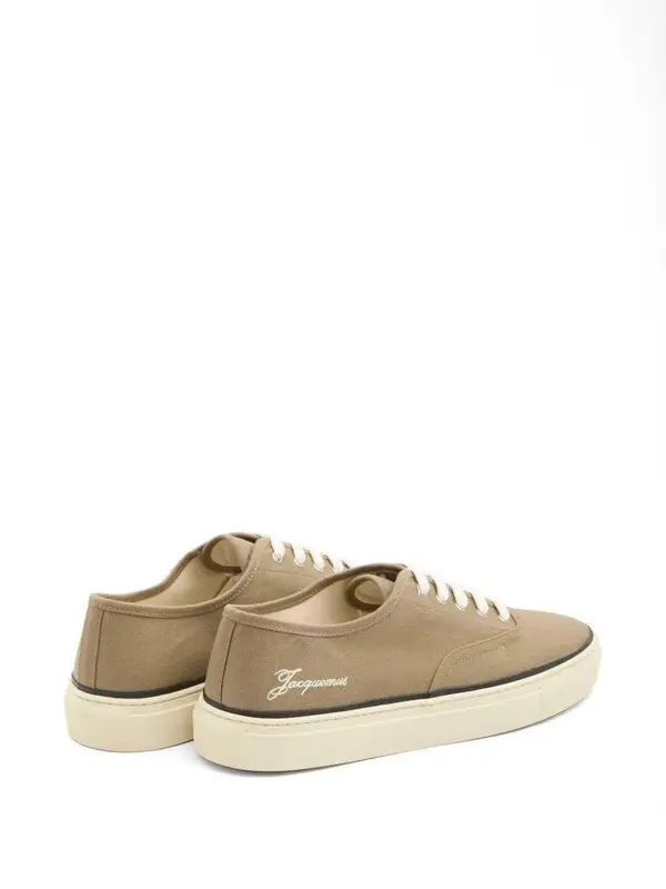Jacquemus Lace-up Sneakers With Embroidered Logo