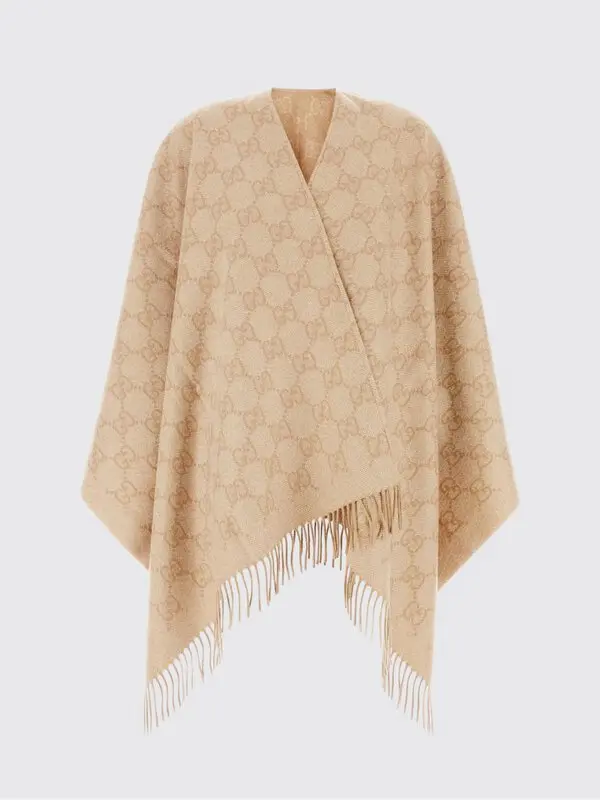 Gucci Gg Cashmere Blend Cape