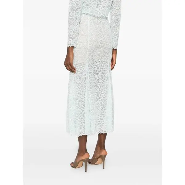 SELF-PORTRAIT Lace Fitted Skirt