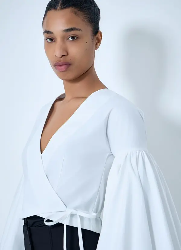 Jacquemus V-neck Wrap Blouse