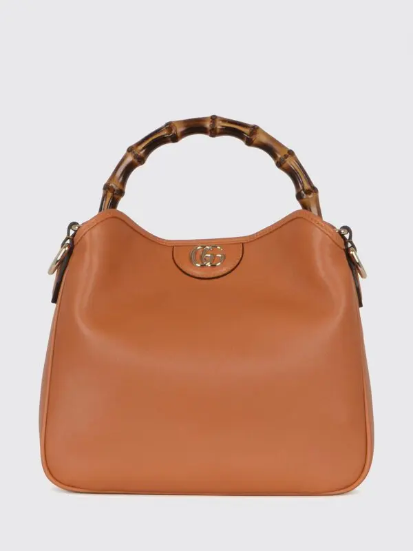 Gucci Diana Leather Bag - Orange