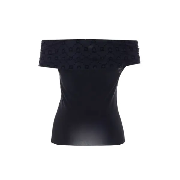 MARINE SERRE Moonogram Top - Black