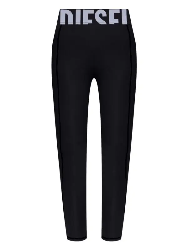 DIESEL® Logo Nylon Leggings - Multicolor