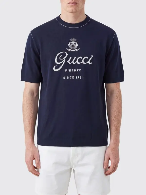 Gucci Short Sleeve Sweater - White