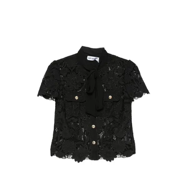 SELF-PORTRAIT Tops Blouses - Black
