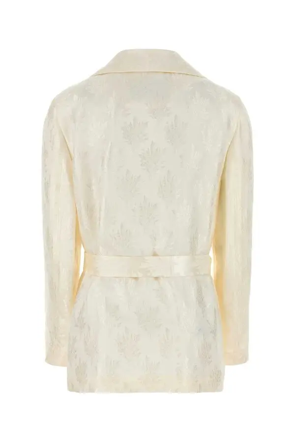 Fendi Silk Blazer - White