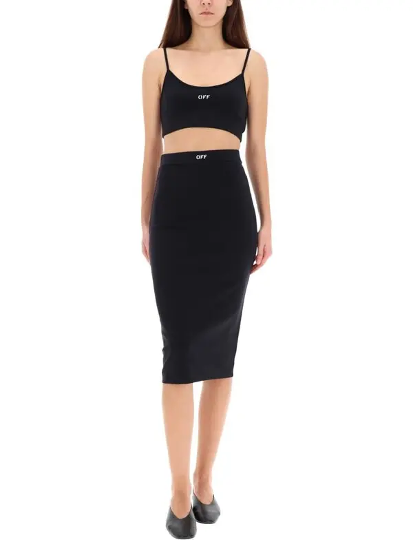 Off-White Top With Thin Straps