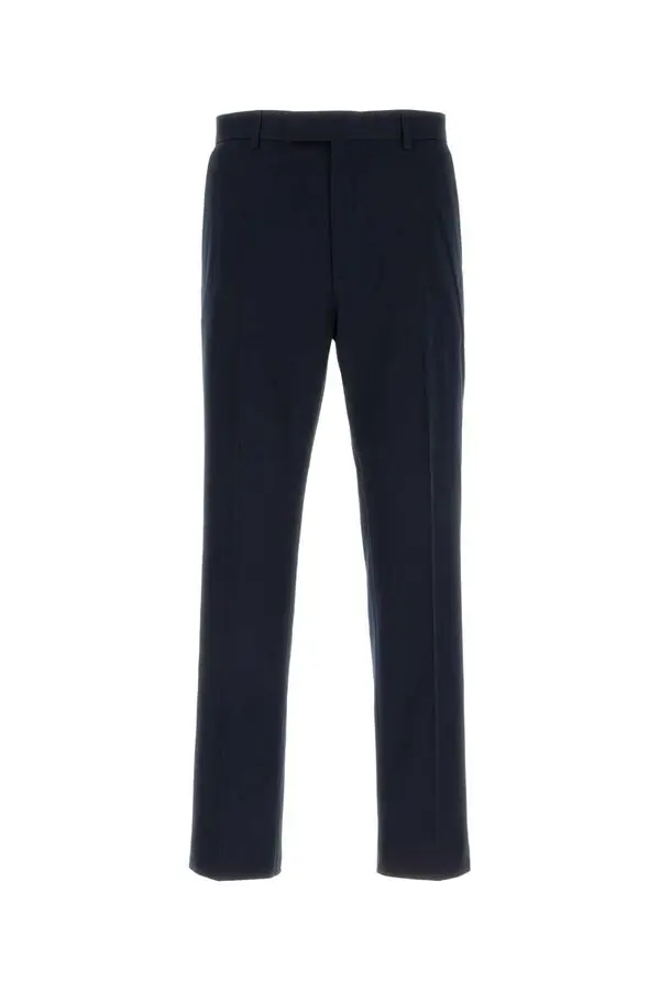 Gucci Navy Gabardine Pant - Blue