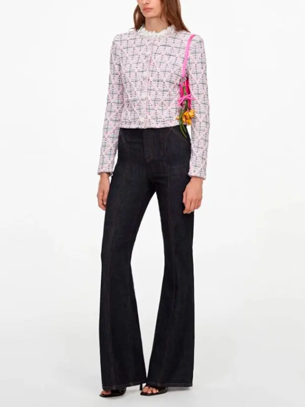 SELF-PORTRAIT High Waisted Denim Jeans
