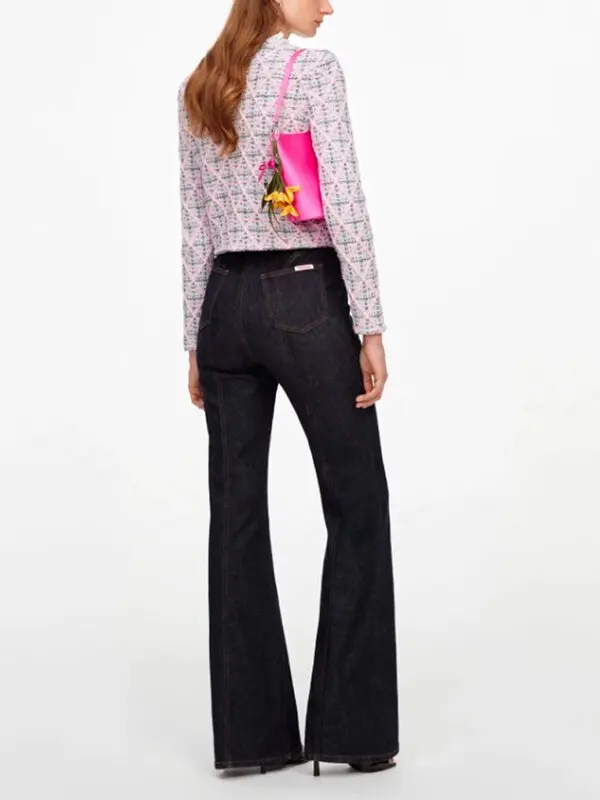 SELF-PORTRAIT High Waisted Denim Jeans