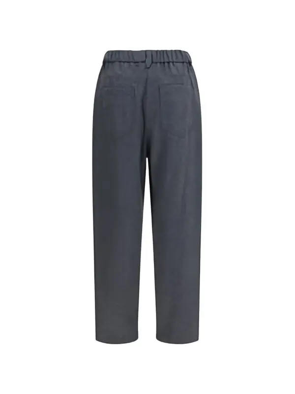 Brunello Cucinelli Wool Blend Trousers - Multicolor