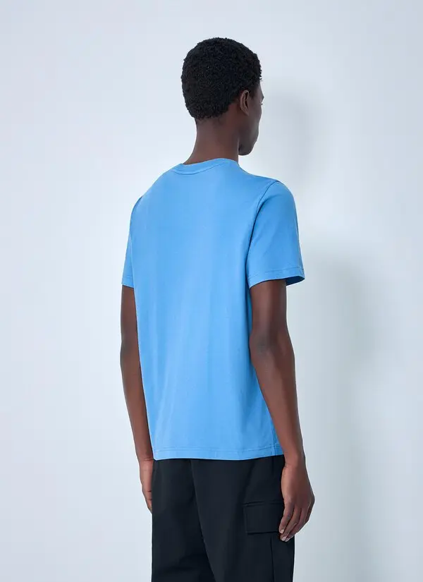 Moncler Cotton Logo T-shirt - Blue