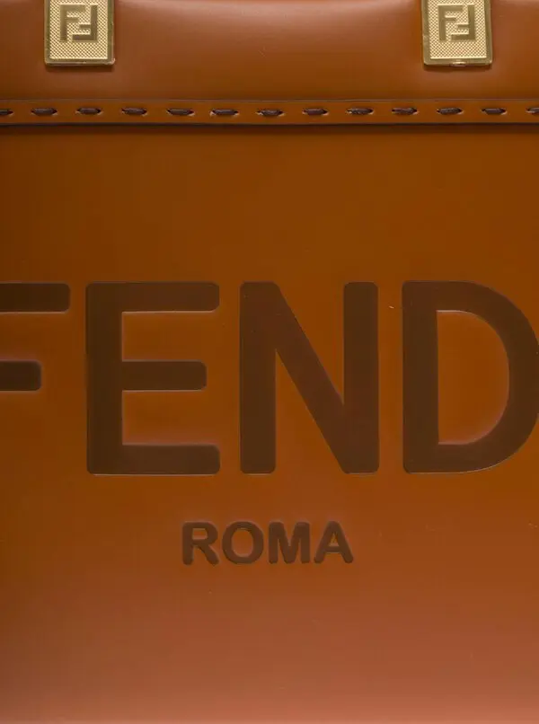 Fendi Sunshine Piccola Tote Bag - Brown