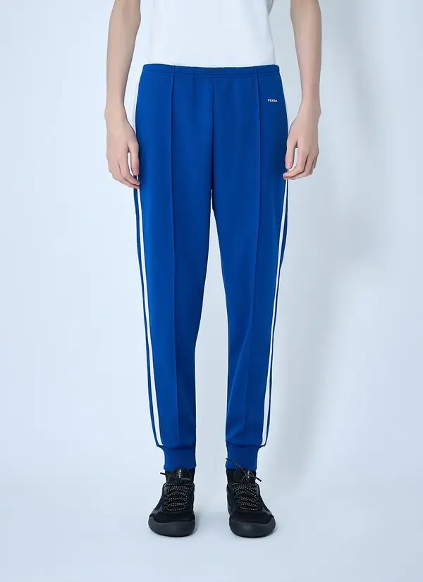 Prada Elasticated Track Pants - Blue