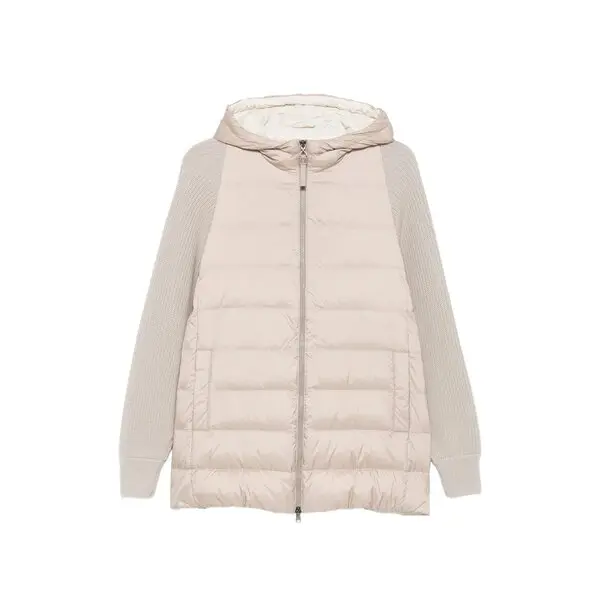 Brunello Cucinelli Neutrals Jackets Puffer Jackets