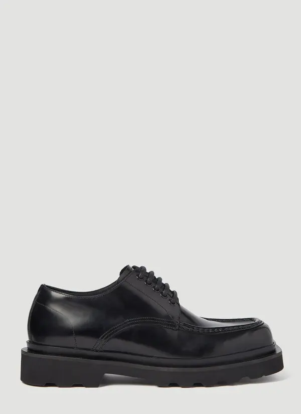 Dolce & Gabbana Brushed Leather Derby Shoes