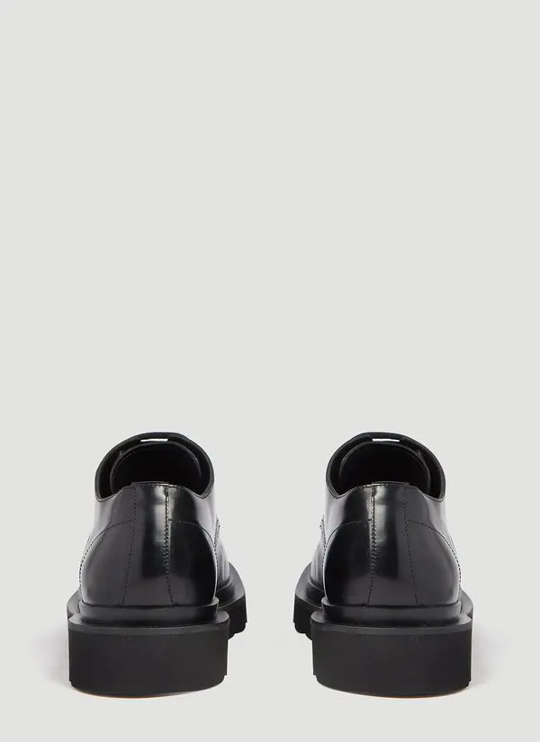 Dolce & Gabbana Brushed Leather Derby Shoes
