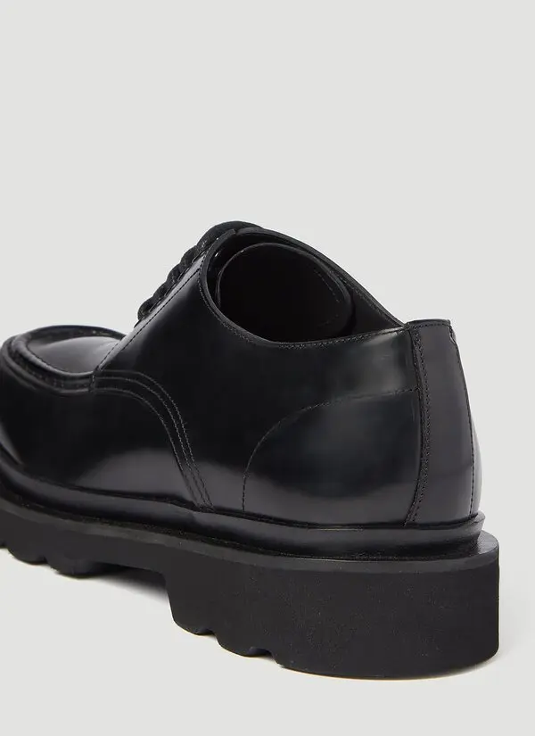 Dolce & Gabbana Brushed Leather Derby Shoes