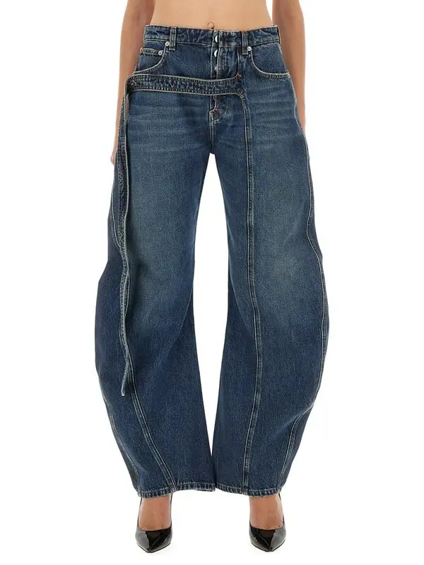 JEAN PAUL GAULTIER Low-rise Jeans - Blue