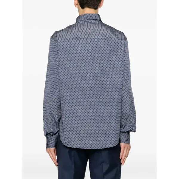 FERRAGAMO Shirts - Blue